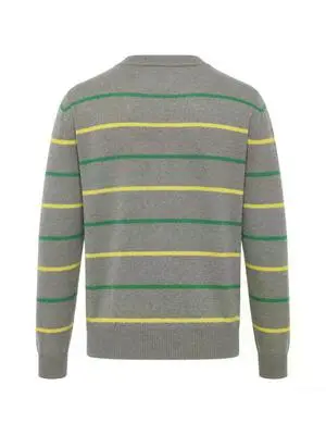 Dsquared2 Stripe-detail Embroidered Sweater