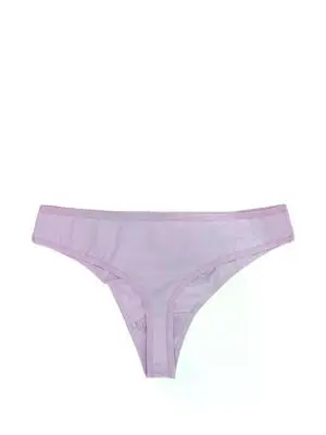 BASERANGE Elasticated-trim Briefs - Purple