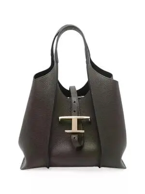 TOD'S Mini T-timeless Leather Tote Bag - Green