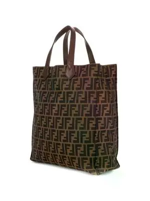 Fendi Zucca Canvas Tote Bag