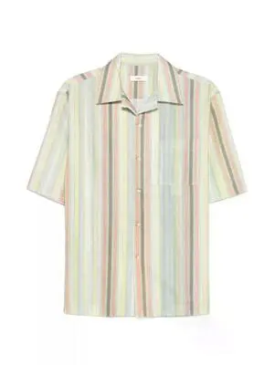 Commas Sereno Stripe-pattern Short-sleeve Shirt - Neutrals