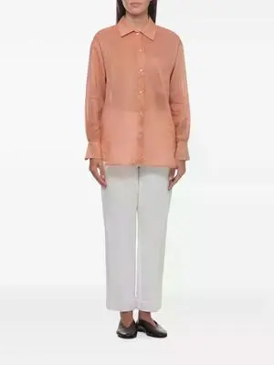 Marella Button-up Ramie Shirt - Pink