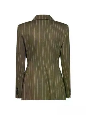 Max Mara Balta Double-breasted Pinstripe Blazer