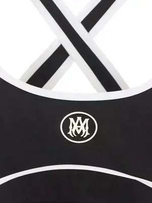 Amiri Ma Logo-detail Sports Bra - Black