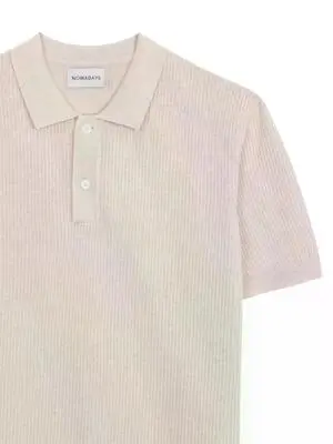NOWADAYS Ribbed-knit Polo Shirt