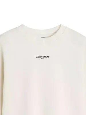 Maison Kitsuné Logo Print Sweatshirt