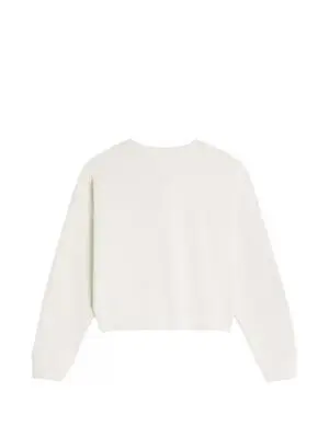 Maison Kitsuné Logo Print Sweatshirt - Neutrals