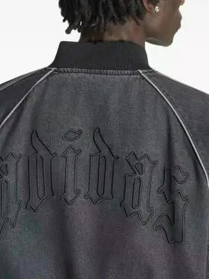 Adidas Logo-embroidered Denim Jacket