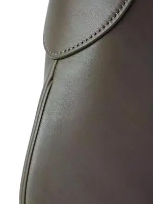 Khaite Curved Leather Tote Bag