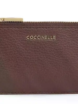 COCCINELLE Metallic Logo-print Card Holder