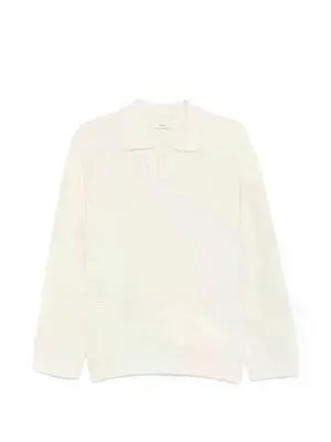 Commas Waffle-knit Buttoned Sweater