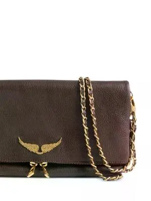 Zadig&Voltaire Rock Leather Clutch Bag