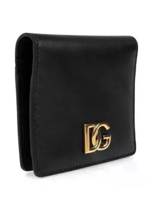Dolce & Gabbana Logo-plaque Leather Wallet