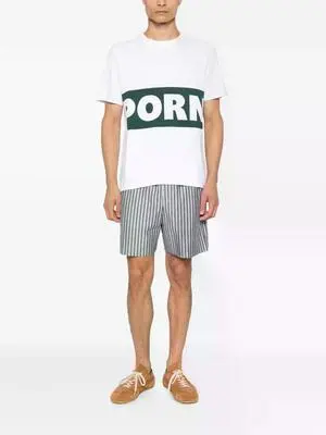 JW Anderson Print-detail Short-sleeve T-shirt - White