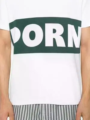 JW Anderson Print-detail Short-sleeve T-shirt - White
