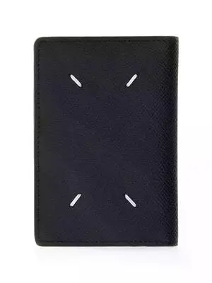 MAISON MARGIELA Four Stitches Leather Cardholder - Black