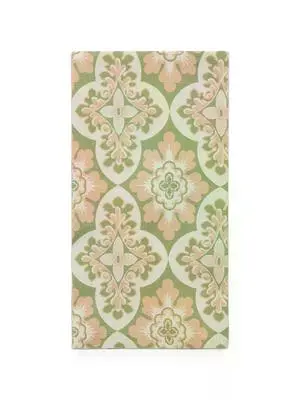 La DoubleJ Floral-print Cotton Napkins - Green