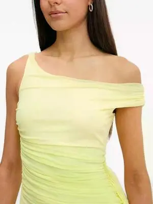 Bardot Layana Ruched One-shoulder Maxi Dress
