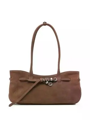 MARGESHERWOOD Buckle-detail Shoulder Bag - Brown
