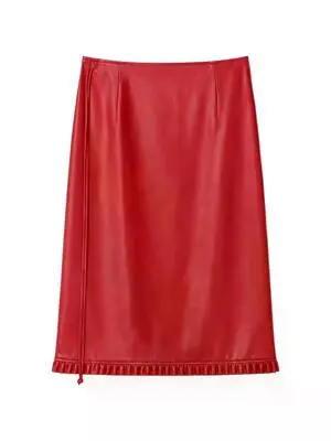 NICCOLO PASQUALETTI Gala Ruffled Midi Skirt