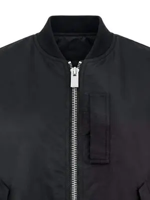 Sacai Zip-up Twill Jacket - Black