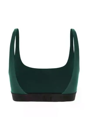 TOM FORD Logo-waistband Sports Bra - Green