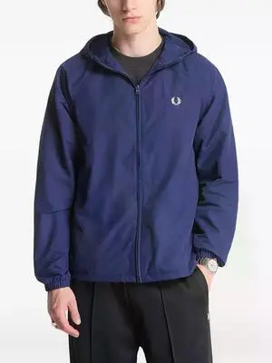 Fred Perry Hooded Logo-embroidered Jacket