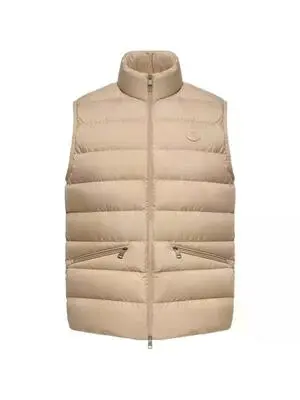 Moncler Quilted Padded Gilet - Neutrals