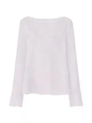 RIER Raw-edge Bias-cut Top - White