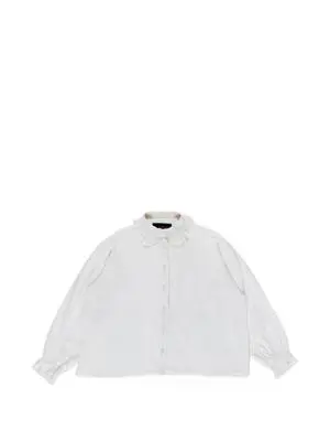 LA FETICHE Jane Broderie Pintuck Blouse