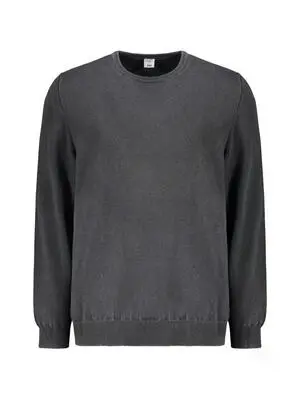 Fedeli Crew-neck Cashmere Sweater - Grey