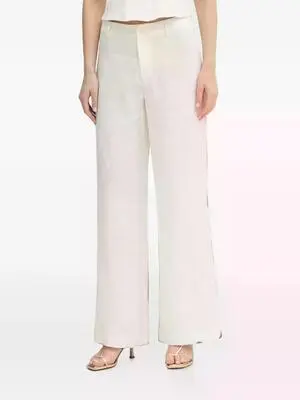Bardot Serafina Mid-rise Wide-leg Trousers - White