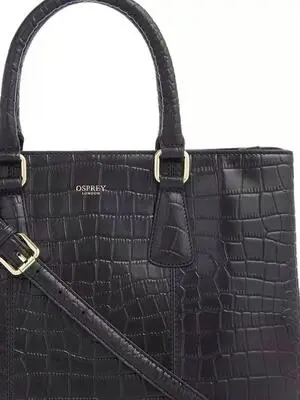 OSPREY LONDON Adaline Croc-effect Leather Tote Bag