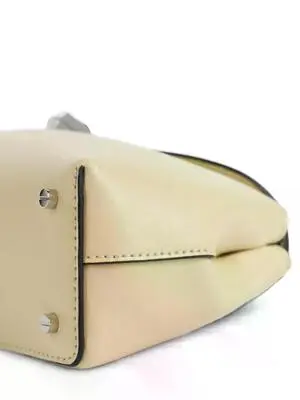 TOTEME Mini Leather Clutch Bag With T-lock Fastening - Neutrals