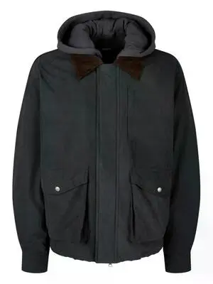 STUDIO TOMBOY Corduroy-collar Bomber Jacket - Grey