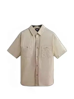 Kith Apollo Short-sleeve Cotton Shirt - Neutrals