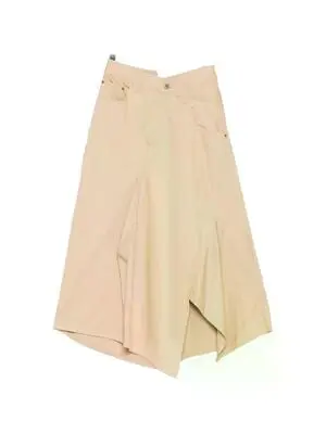 Loewe Asymmetric Skirt - Neutrals