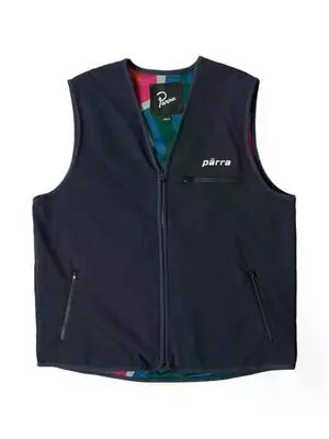 PARRA Wiggle Stones Gilet - Blue