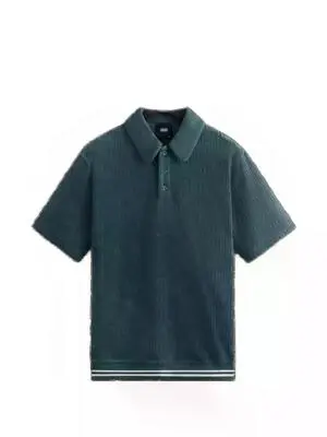 Kith Graham Logo-embossed Short-sleeve Polo Shirt
