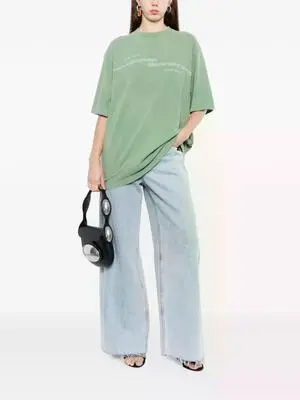 Alexander Wang Mirrored Logo Graphic T-shirt