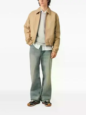 AMI Paris Cotton Padded-jacket With De Coeur