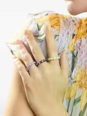 ANDREOLI Diamond And Enamel Ring