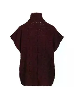 Etro Roll-neck Cable-knit Sweater - Red