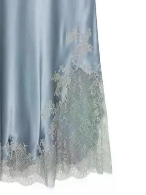 Carine Gilson Lace-panel Slip Dress