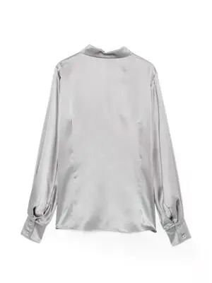 Carine Gilson Silk Shirt - Grey