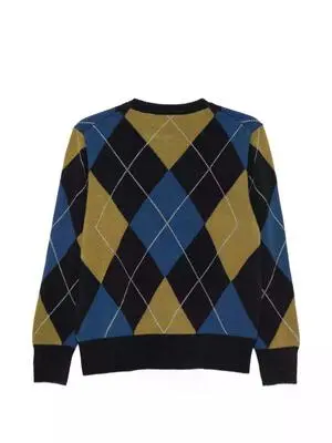 Incentive! Cashmere Famara Argyle-intarsia Sweater