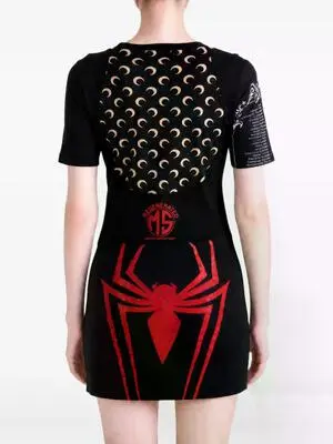 MARINE SERRE Graphic Print Mini Dress