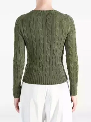 Polo Ralph Lauren Cable-knit Logo-embroidered Sweater