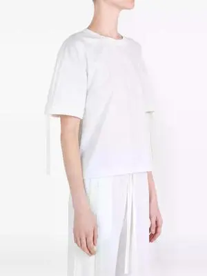 Givenchy Logo-embroidered Sleeve-detail T-shirt