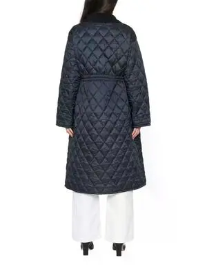 Fabiana Filippi Quilted Contrast-collar Coat